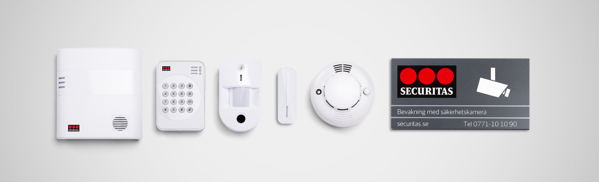 Så fungerar de vanligaste komponenterna i ett inbrottslarm - securitas